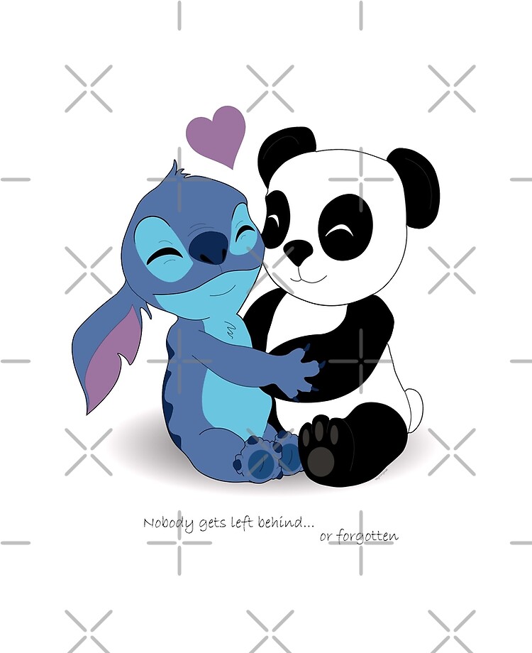 "Stitch & Panda" iPad Case & Skin for Sale by tayloriginal | Redbubble