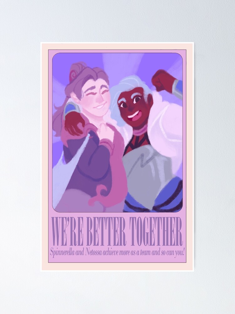 "Princess PSA - Spinnerella and Netossa" Poster for Sale by nicolehay ...