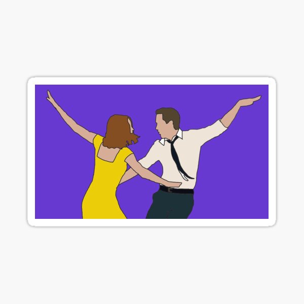 "La La Land Sticker" Sticker for Sale by stickergal123 | Redbubble