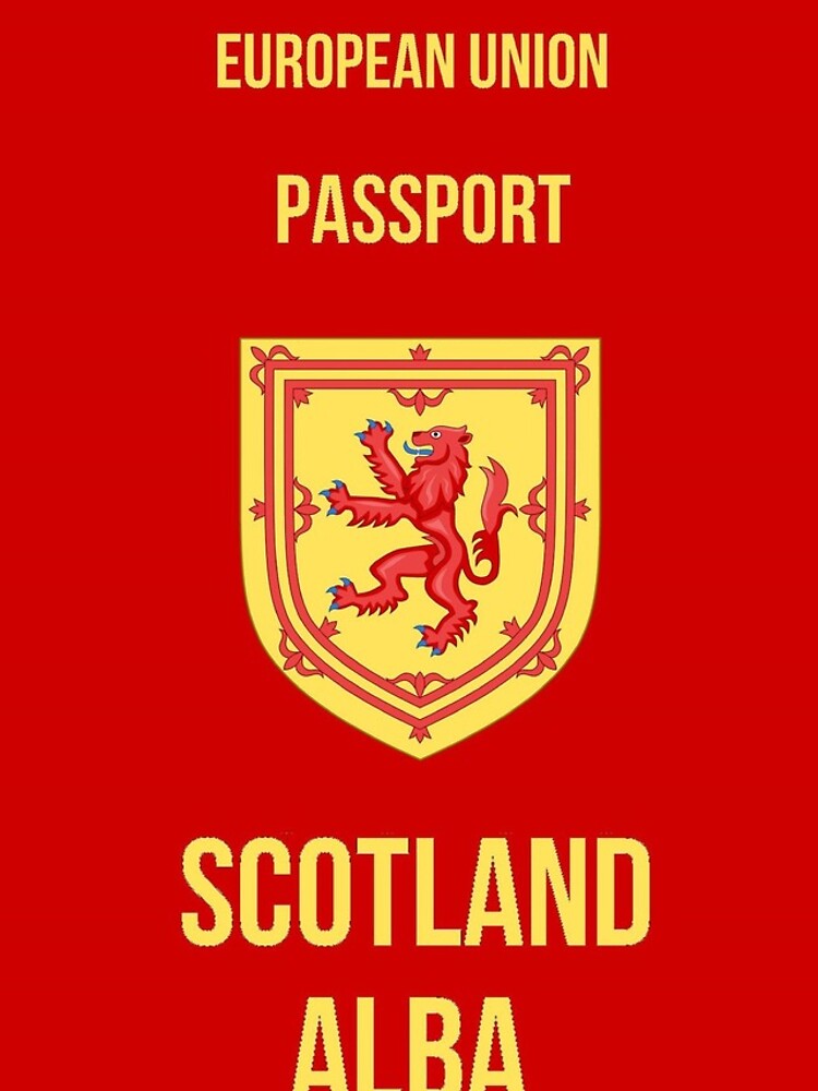 "Scottish Passport - Independent Scotland / Alba Passport " iPhone Case ...