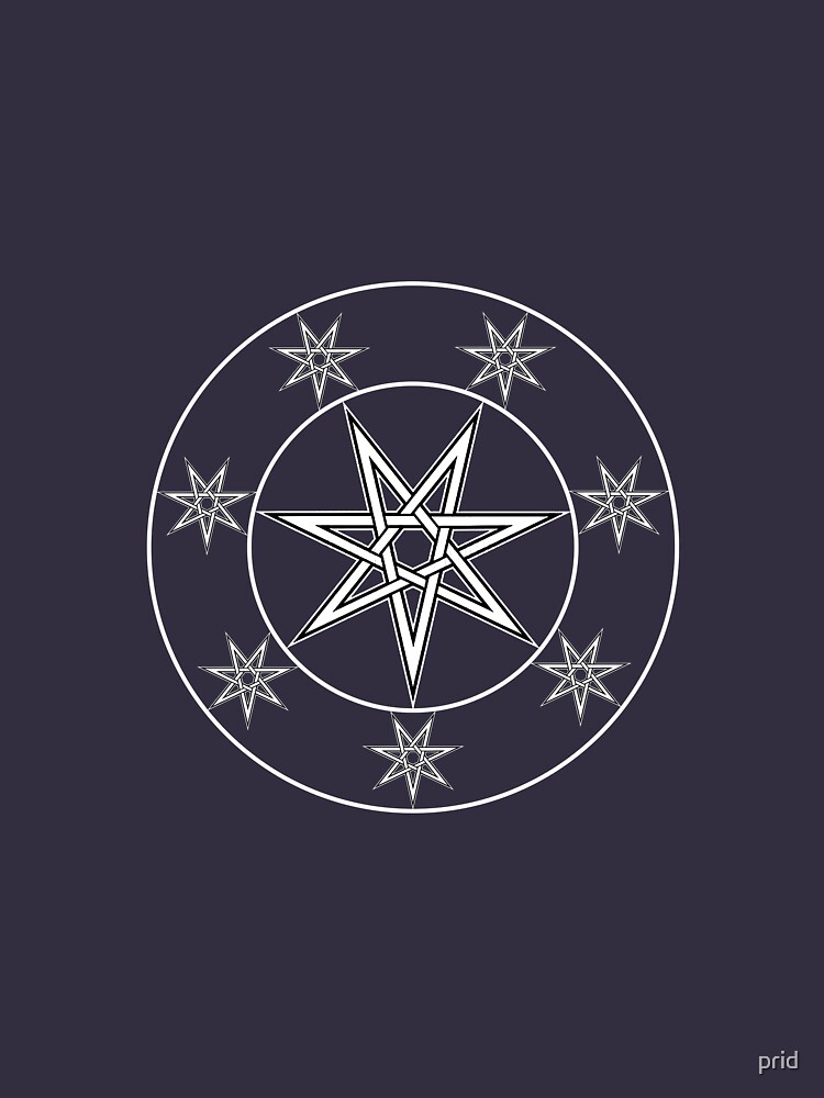 "Heptagram, Seven Pointed Star" T-shirt by prid | Redbubble