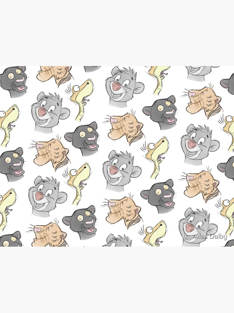 "Jungle Book Pattern" Sticker by DisneyDreams | Redbubble