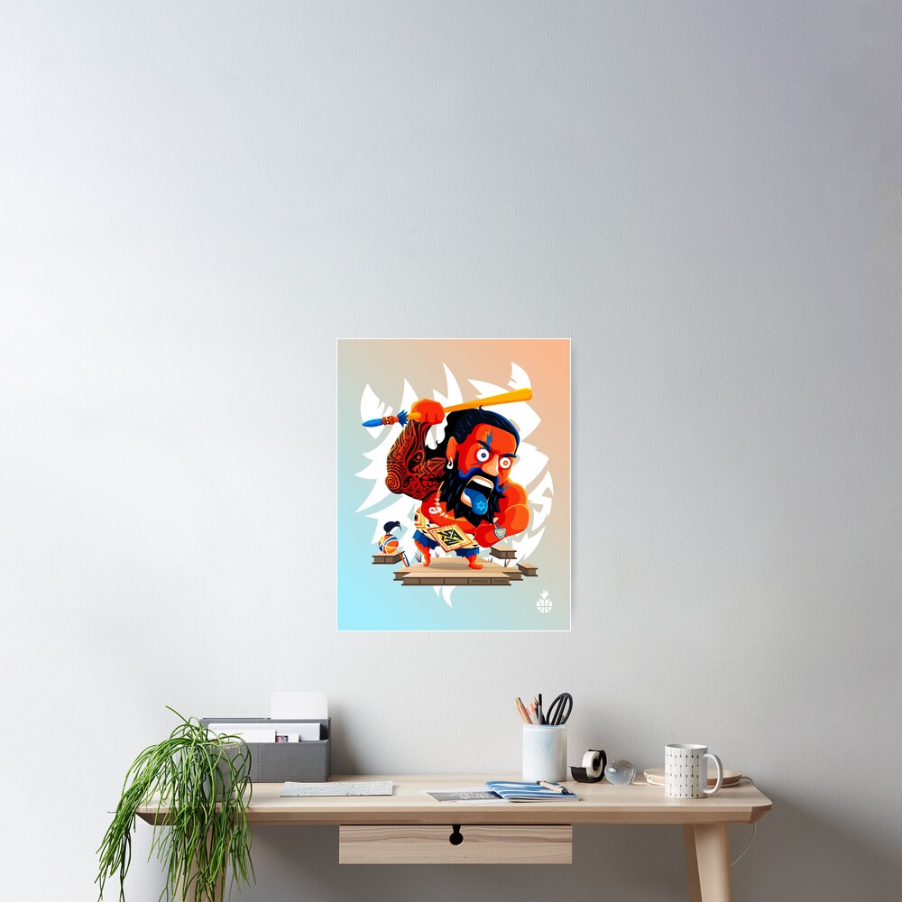 "Steven Adams the NBAlien" Poster for Sale by mykowu | Redbubble