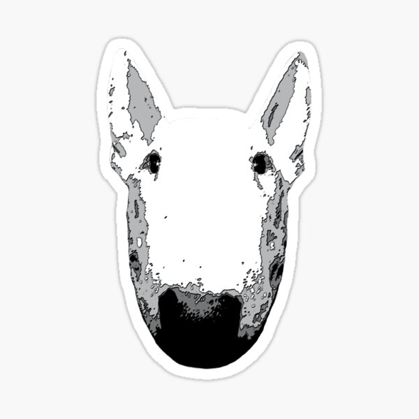 "Little White Bull - Bullies Rule" Sticker for Sale by BulliesRule ...