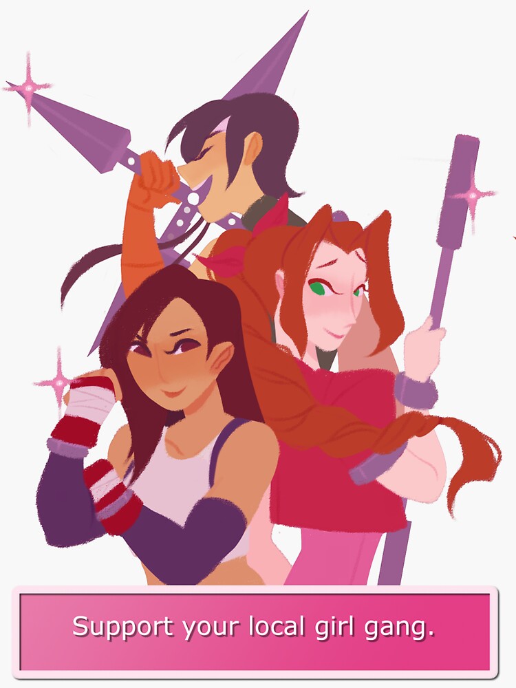 "GO GET EM GIRLS" Sticker for Sale by tcrylart | Redbubble