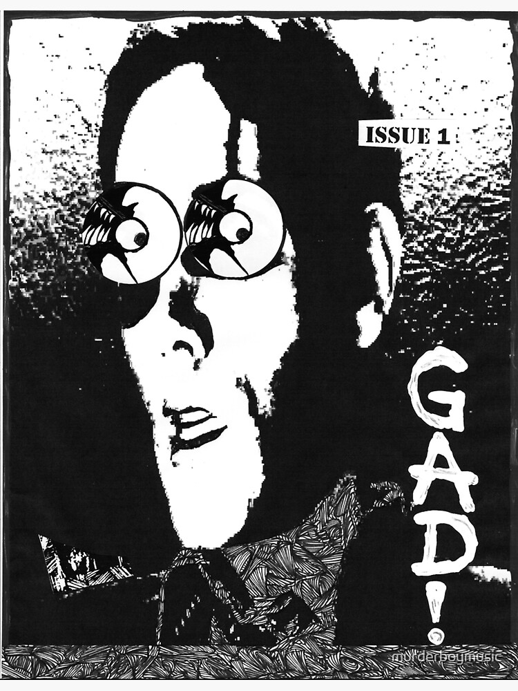 "GAD! Issue 1 Cover" Sticker for Sale by murderboymusic | Redbubble