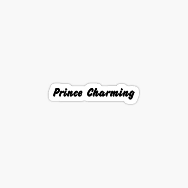 "Prince Charming" Sticker for Sale by torontoraps5 | Redbubble