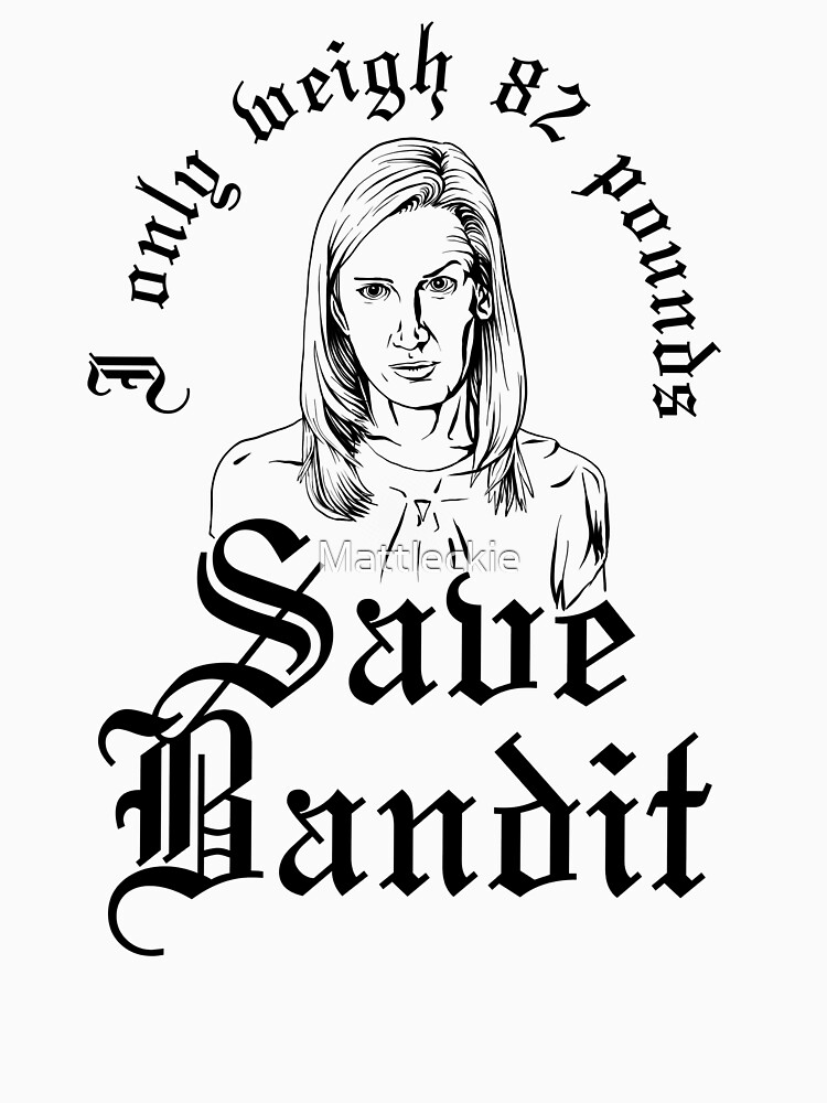 "Save Bandit!" T-shirt for Sale by Mattleckie | Redbubble | the office ...