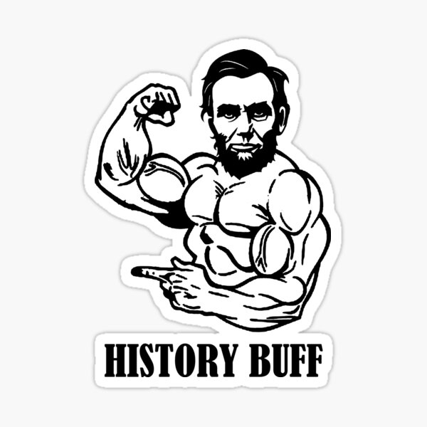 "History Buff" Sticker for Sale by eFfany | Redbubble