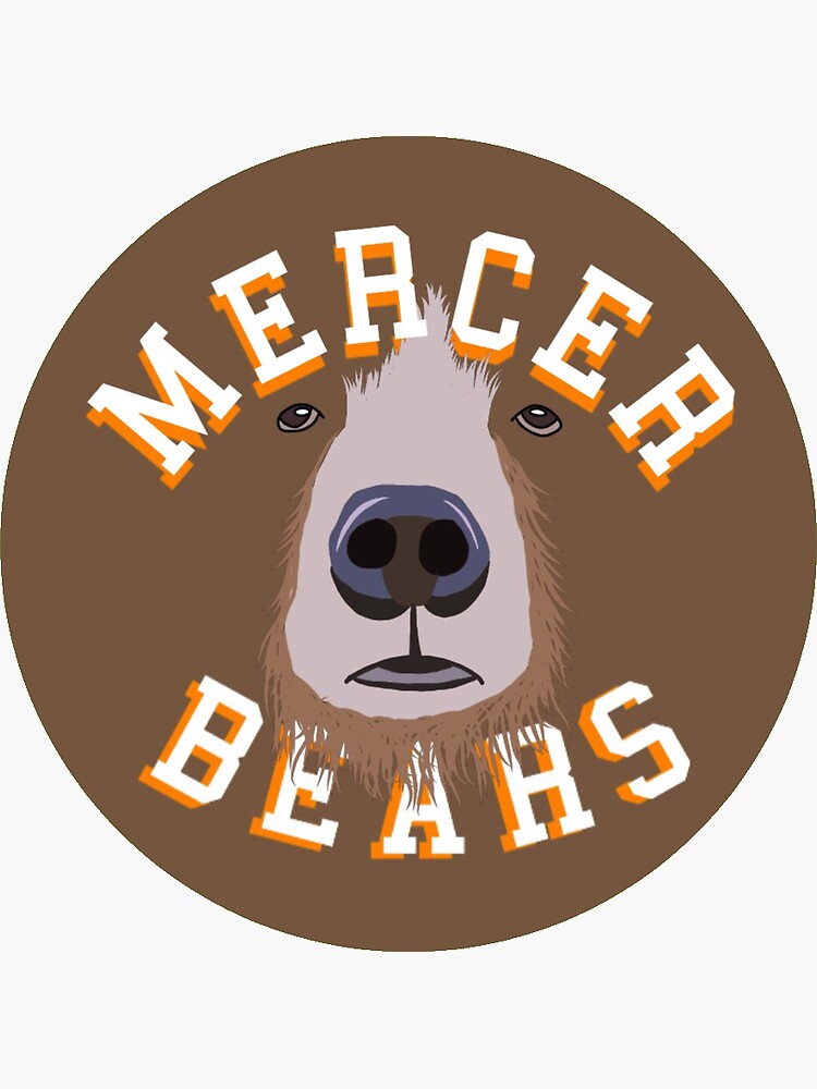 "Mercer University Sticker" Sticker for Sale by phoebedebee | Redbubble