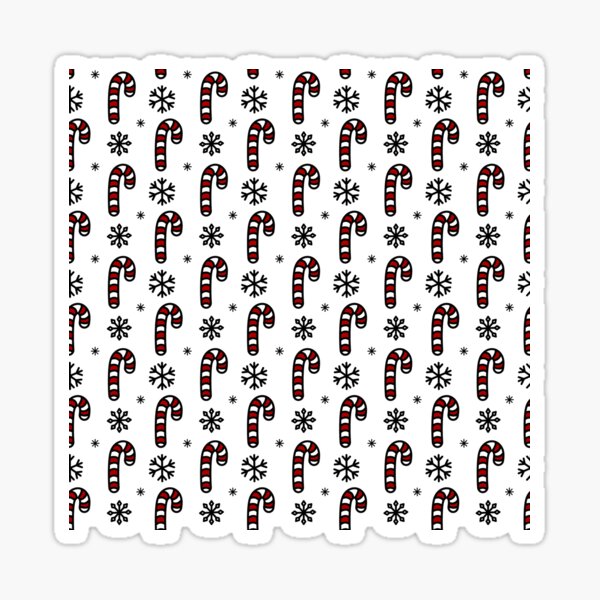 "Candy Canes " Sticker by Dv-Design | Redbubble
