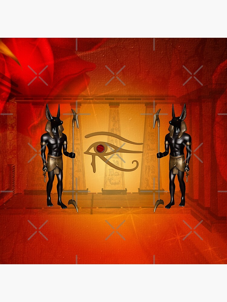 "The all seeing eye with anubis" Poster by nicky2342 | Redbubble