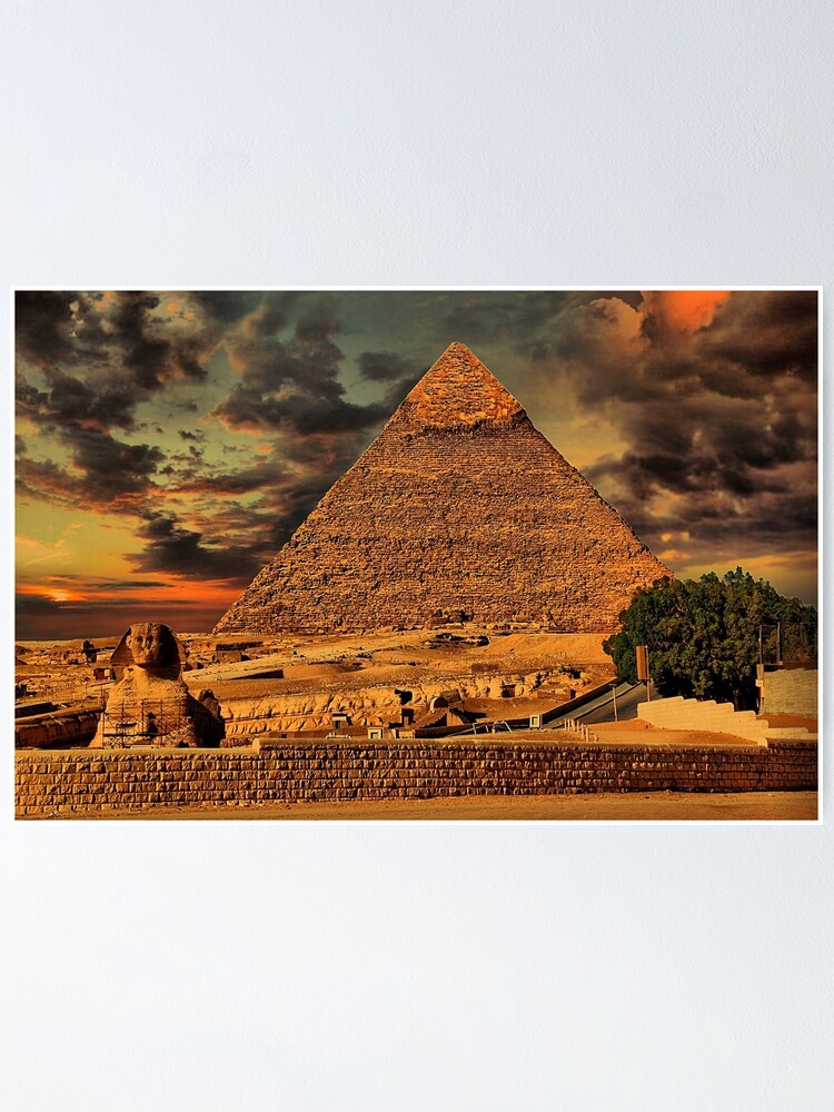"Egypt. Cairo. Giza. Piramide & Sphinx." Poster by vadim19 | Redbubble