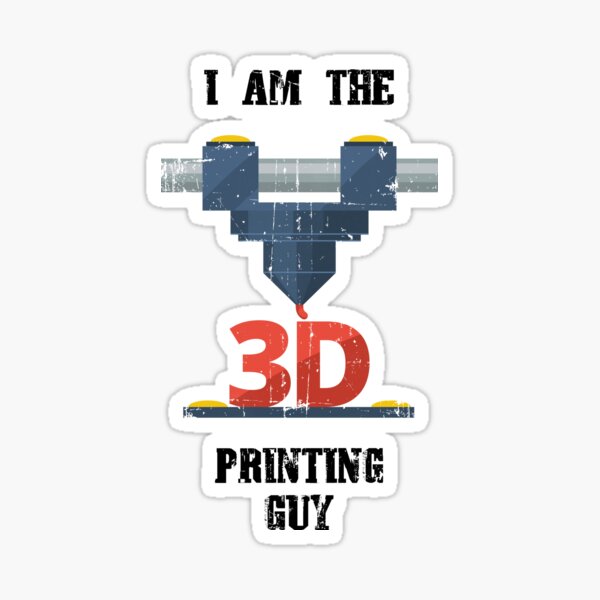 3d Printing Stickers | Redbubble