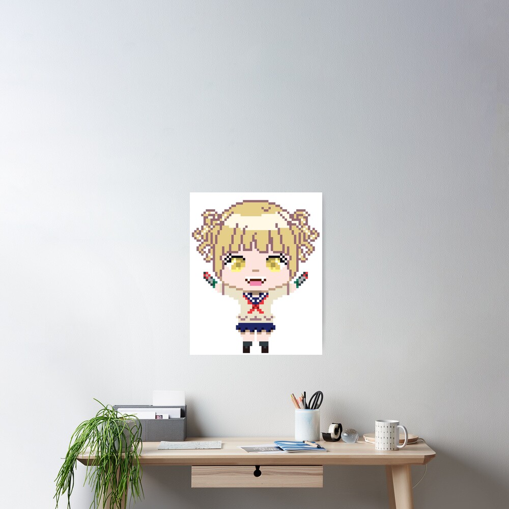 Poster « My Hero Academia: Pixel Art Toga Himiko », par Dirrajnoswal ...