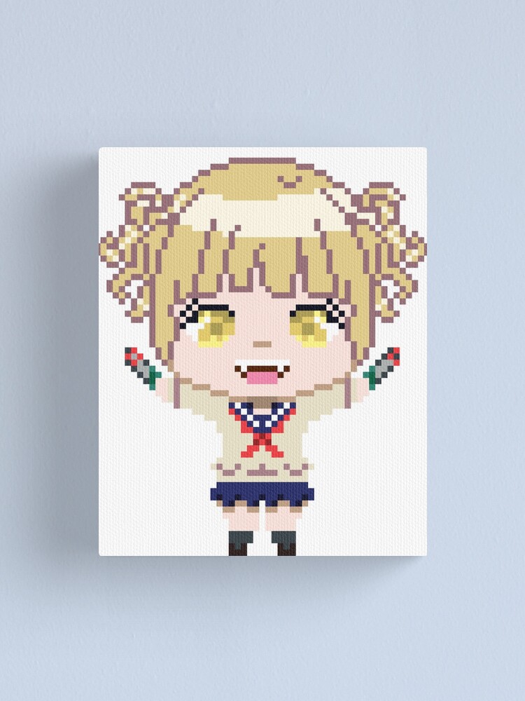 "My Hero Academia: Toga Himiko Pixel Art" Canvas Print for Sale by ...