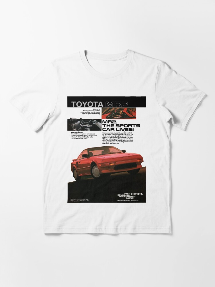 "TOYOTA MR2 AW11" T-shirt for Sale by ThrowbackMotors | Redbubble ...