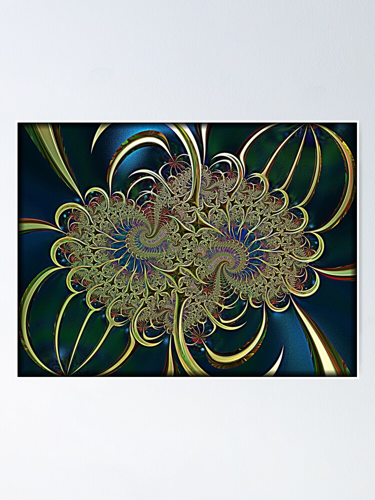 "All Aglitter..." Poster for Sale by Magifractals | Redbubble