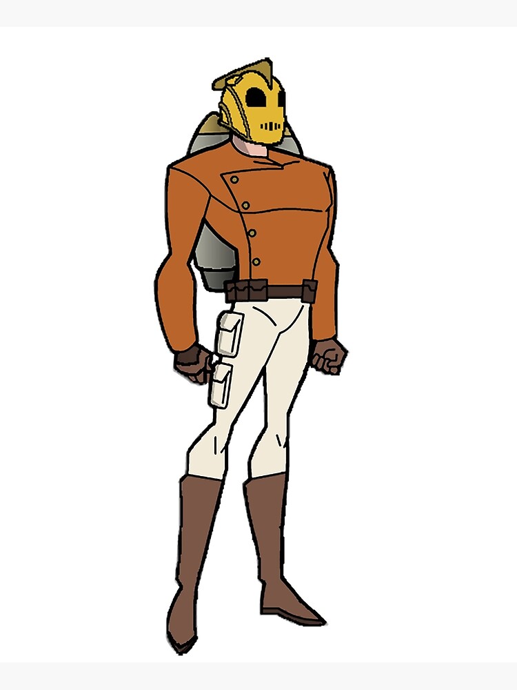 Bruce Timm Style Rocketeer Premium Matte Vertical Poster sold by Hushed ...