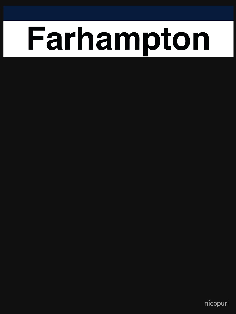 "FARHAMPTON" T-shirt by nicopuri | Redbubble