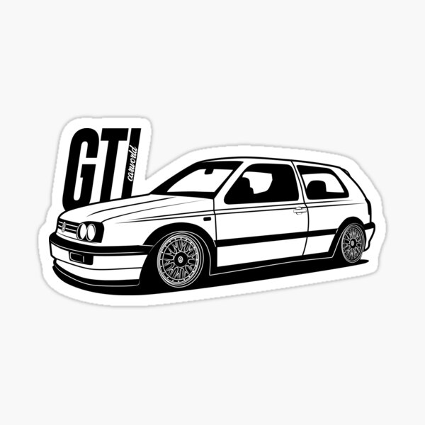 Golf Mk3 Stickers | Redbubble
