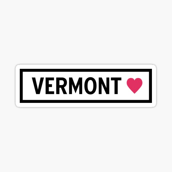 "Vermont" Sticker by homelove | Redbubble