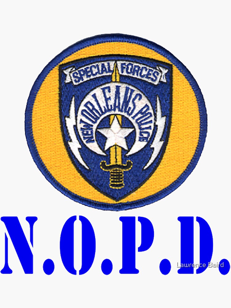 "NOPD Special Ops" Sticker for Sale by lawrencebaird | Redbubble