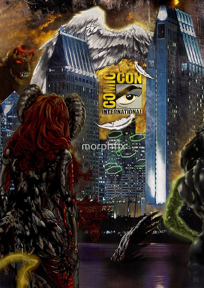 "ALL HELL- THE UNFORGIVABLE POSTER FOR SAN DIEGO COMIC CON 2009" by ...