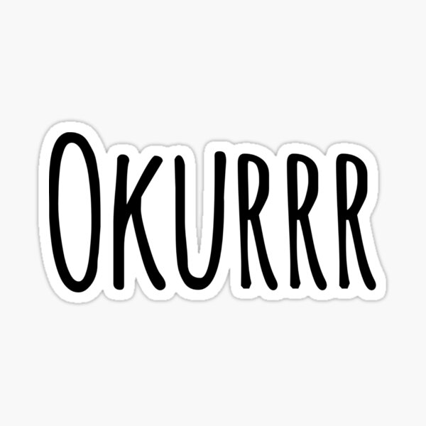 "Okurrr B Cardi" Sticker for Sale by ElizaGraceDance | Redbubble