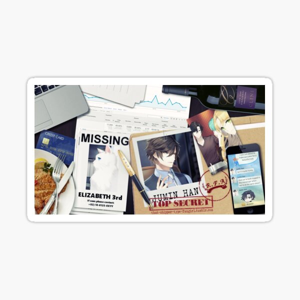 "MysMe - Jumin" Sticker for Sale by shipperfangirl | Redbubble