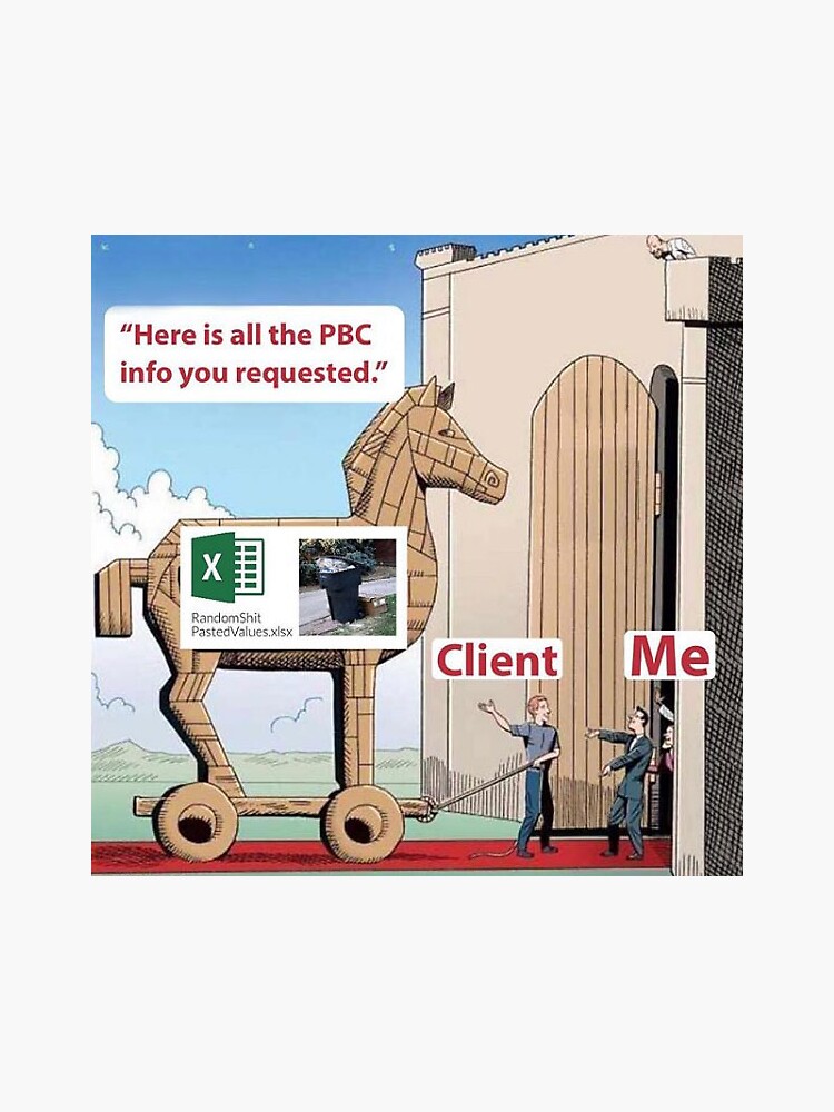 "Audit Meme" Sticker for Sale by yumeiji | Redbubble