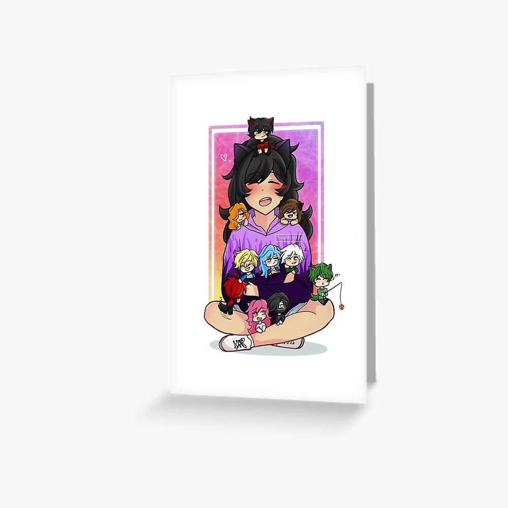 "Aphmau and friends" Sticker for Sale by wolfster-ze | Redbubble