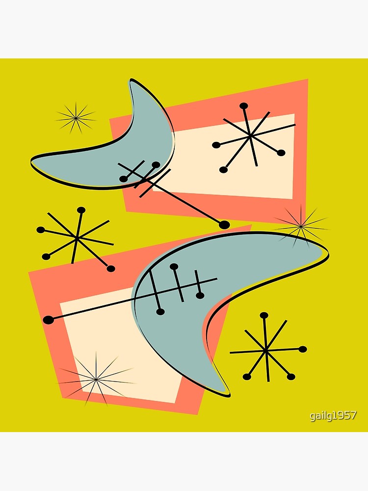 "Atomic Inspired Boomerang Design" Photographic Print by gailg1957 ...