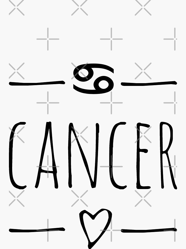 Cancer Zodiac Signs Astrology Horoscope Sticker For Sale By