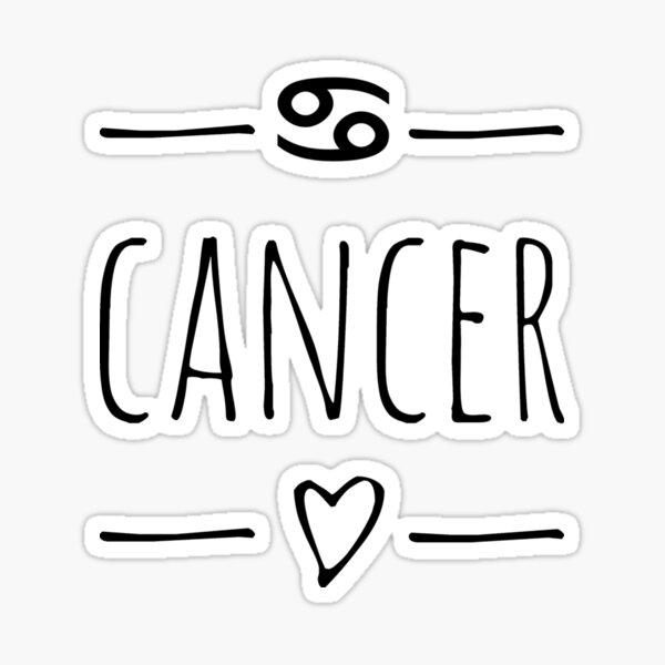 Cancer Zodiac Signs Astrology Horoscope Sticker For Sale By