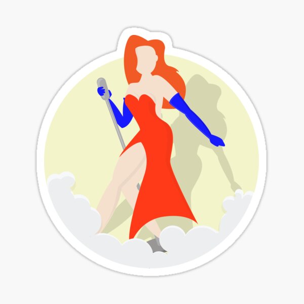"jessica rabbit" Sticker by Danilagreca | Redbubble