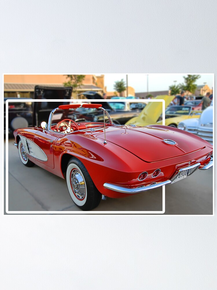 " Corvette "Classy Chassis"" Poster by DyleWarren | Redbubble