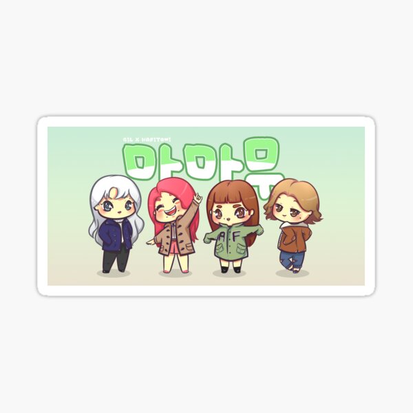 "Mamamoo Chibi - Decalcomanie Era" Sticker for Sale by hilsama | Redbubble