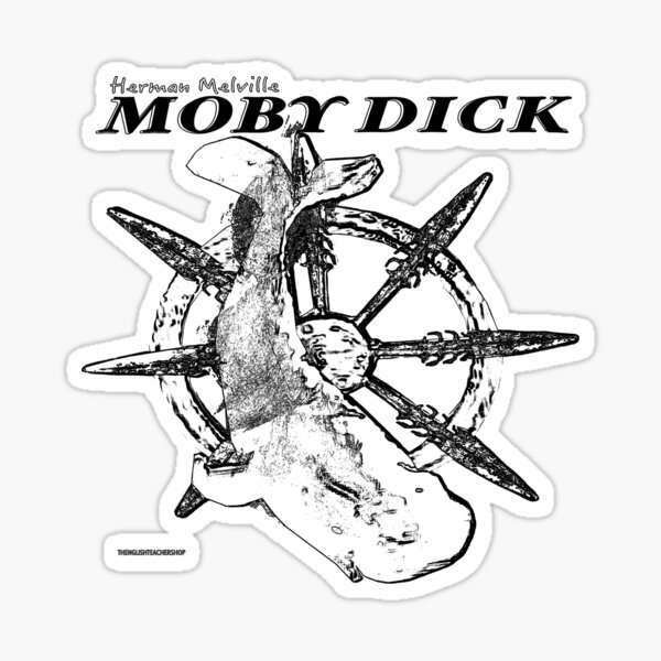 "Moby Dick Wheel" Sticker for Sale by KayeDreamsART | Redbubble