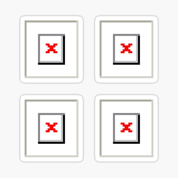 "Image­ Not­ Found­" Sticker for Sale by rudogi | Redbubble