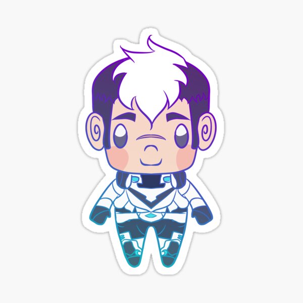 "Shiro" Sticker for Sale by AshPatch | Redbubble
