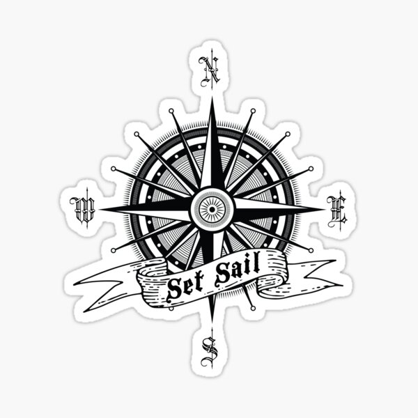 "Set Sail" Sticker by abbazabba | Redbubble