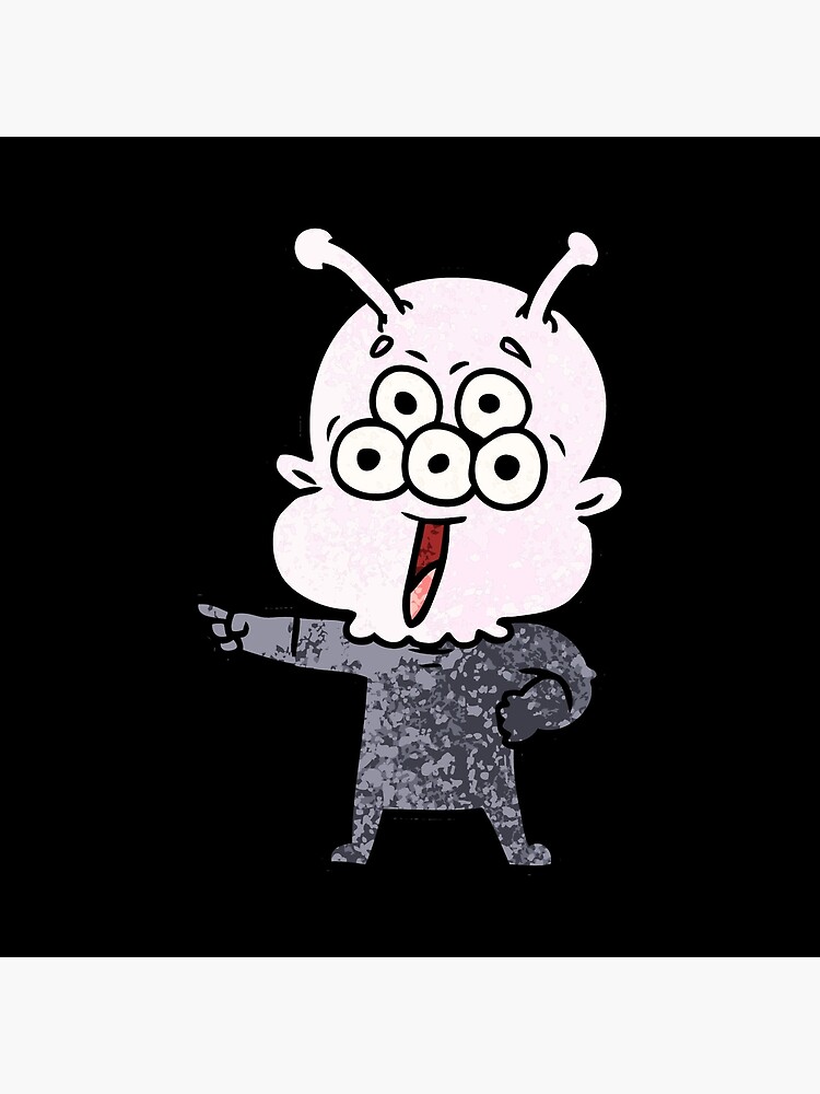 "Laughing Alien Guy" Poster by SpacemanSam13 | Redbubble