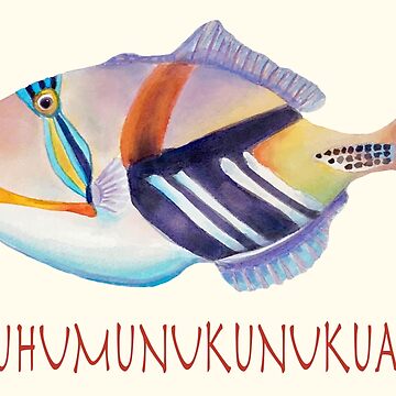 "Humuhumunukunukuapua'a" Sticker for Sale by Julie Ann Accornero ...