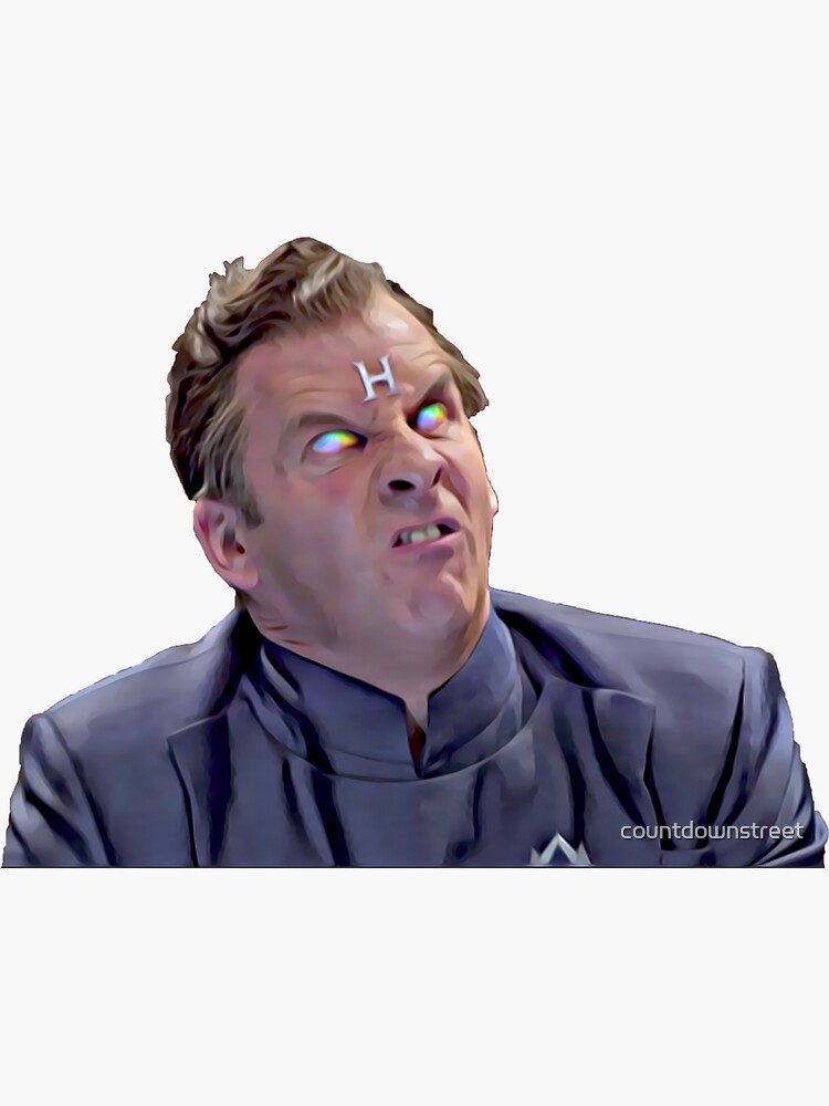 "Arnold Rimmer Jealous Derp Face " Sticker for Sale by countdownstreet ...