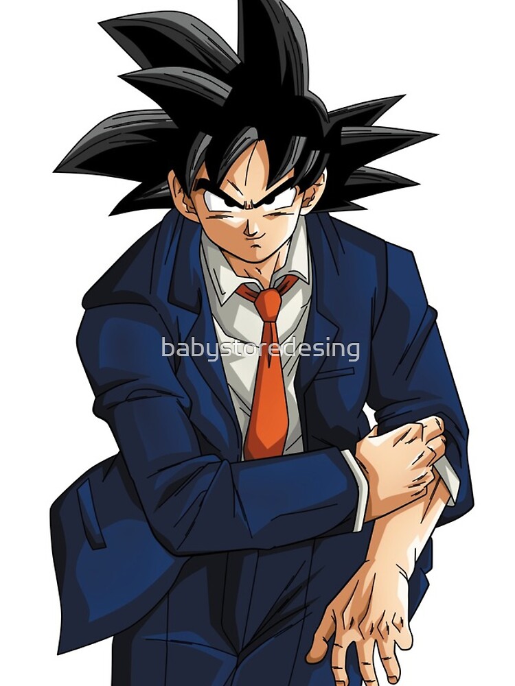 "goku worker fan art - goku desing working desing illustration" iPhone ...