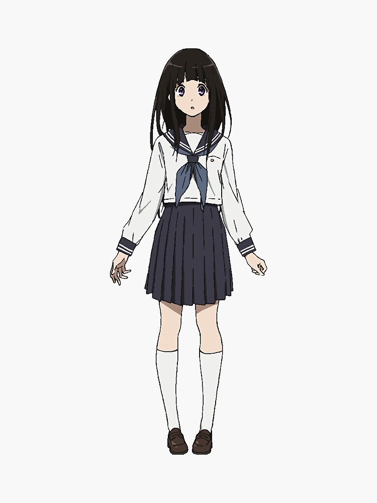 "Hyouka - Eru Chitanda" Sticker for Sale by otakushomeland | Redbubble