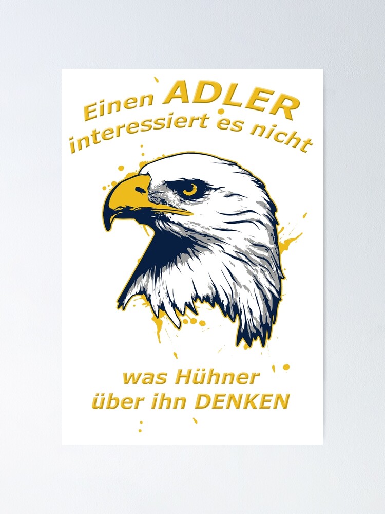 "Eagle interest chickens !!!" Poster by AdleruCo | Redbubble