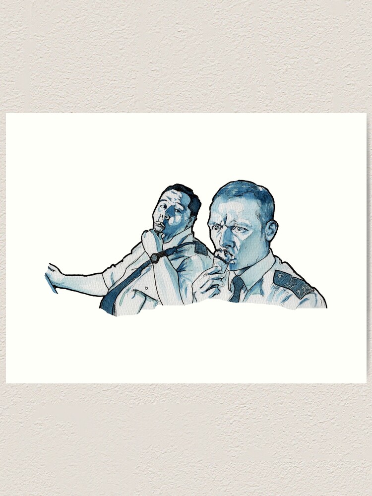 "Hot Fuzz" Art Print for Sale by manchabubble | Redbubble