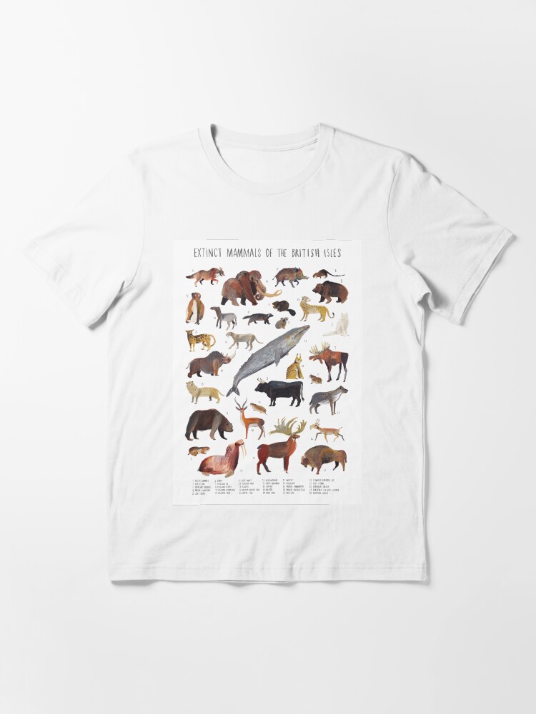 "Extinct animals of the British Isles" T-shirt for Sale by TimSmart ...